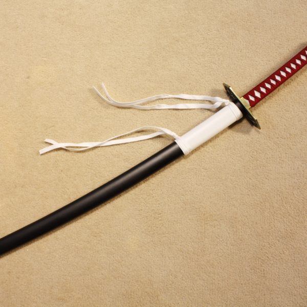 S0245 ANIME BLEACH KUROSAKI ISSHIN ENGETSU ZANPAKUTO SWORD W/ HAMON ...